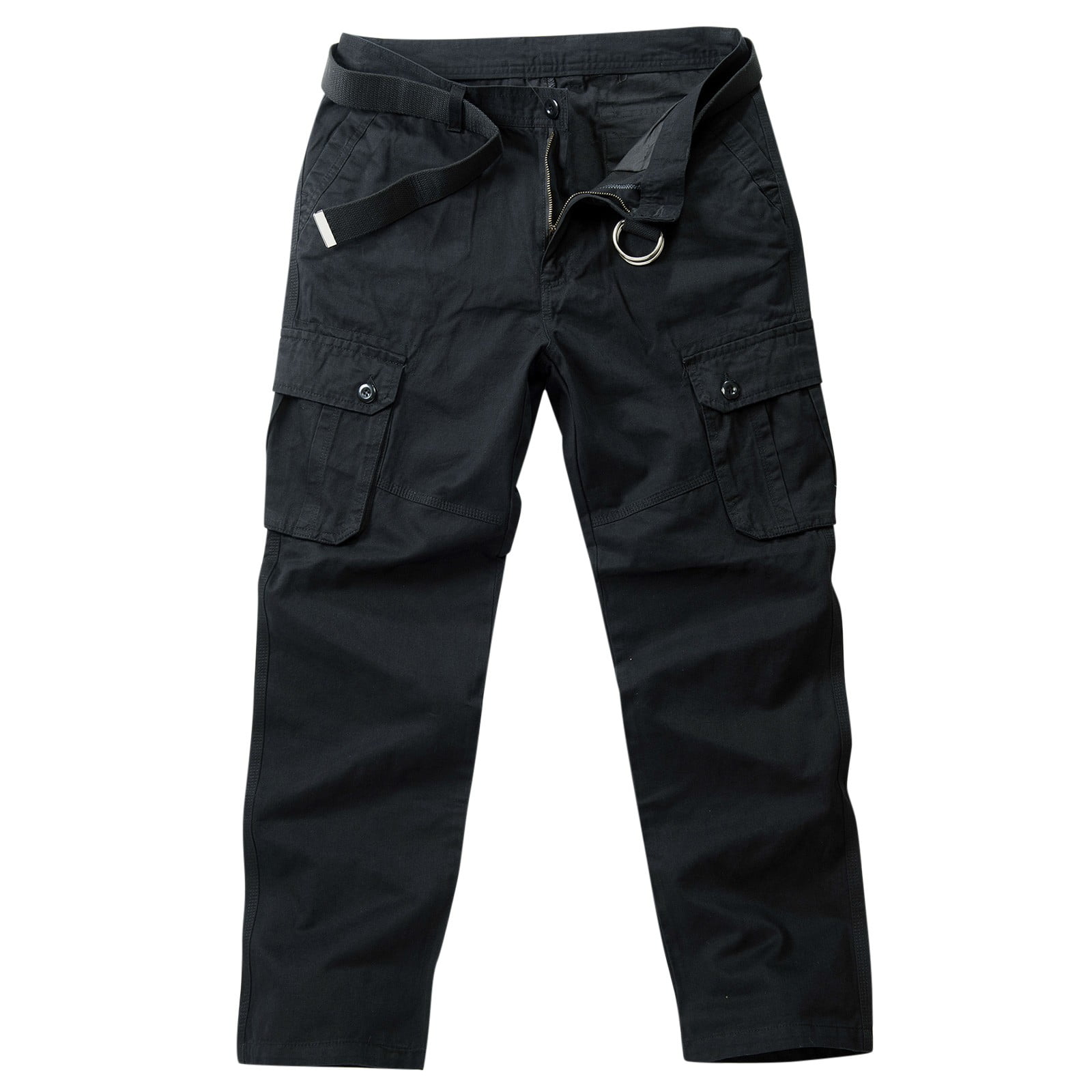 Raeneomay No Boundaries All Gender Washed Cargo Pants Men's Side ...