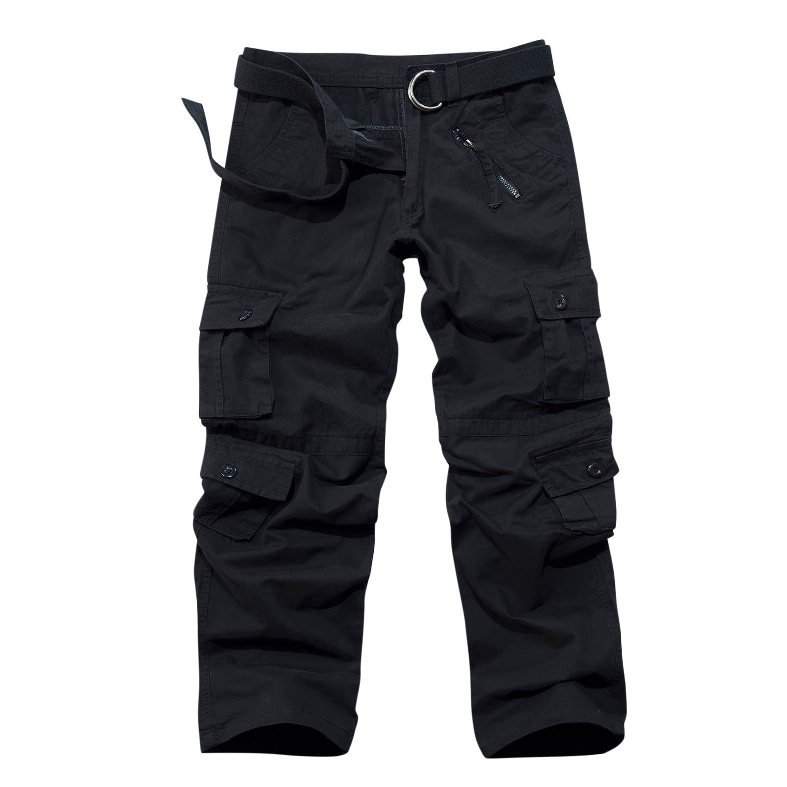 Raeneomay No Boundaries All Gender Washed Cargo Pants Men's Side ...