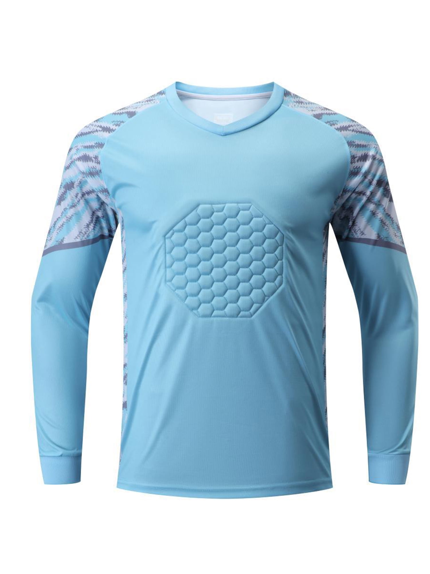 Raenseen Men Soccer Jersey Uniform Long Sleeve Goalkeeper Football ...