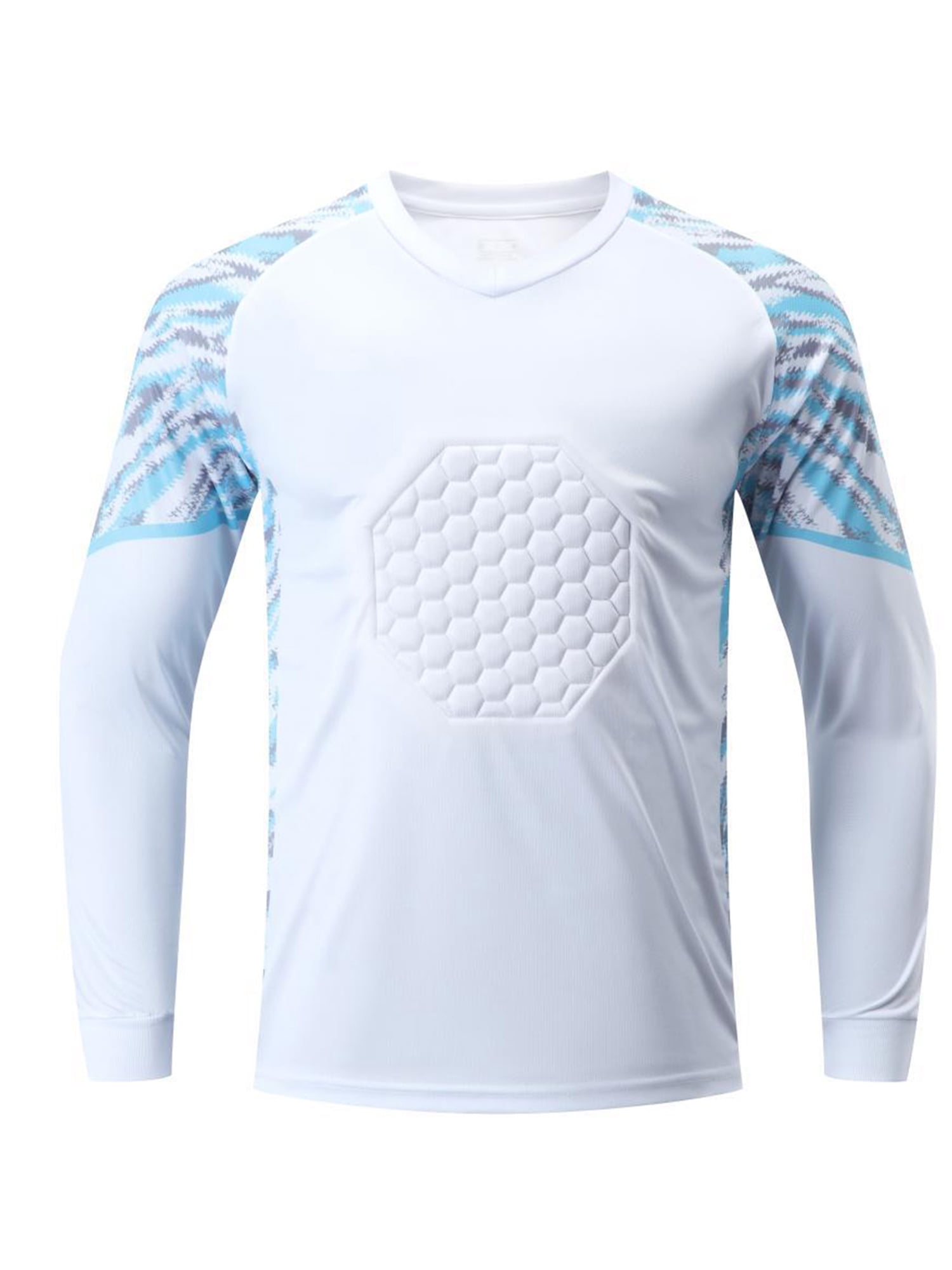 Raenseen Men Soccer Jersey Uniform Long Sleeve Goalkeeper Football ...