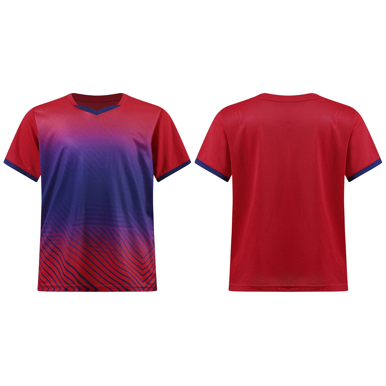 Raenseen Youth Boys Soccer Jersey Short Sleeve V-neck Football Training ...