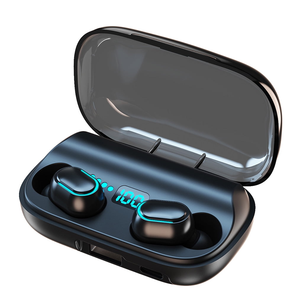 Raensmxjx 6D Noise Cancel Wireless Headphones Earphones 5.0 Earphone ...