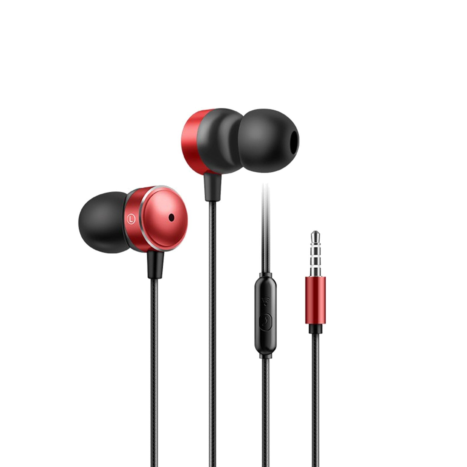 Raensmxjx Earbuds I7s 3.5mm In Ear Wired Metal Mobile Phone Headset ...