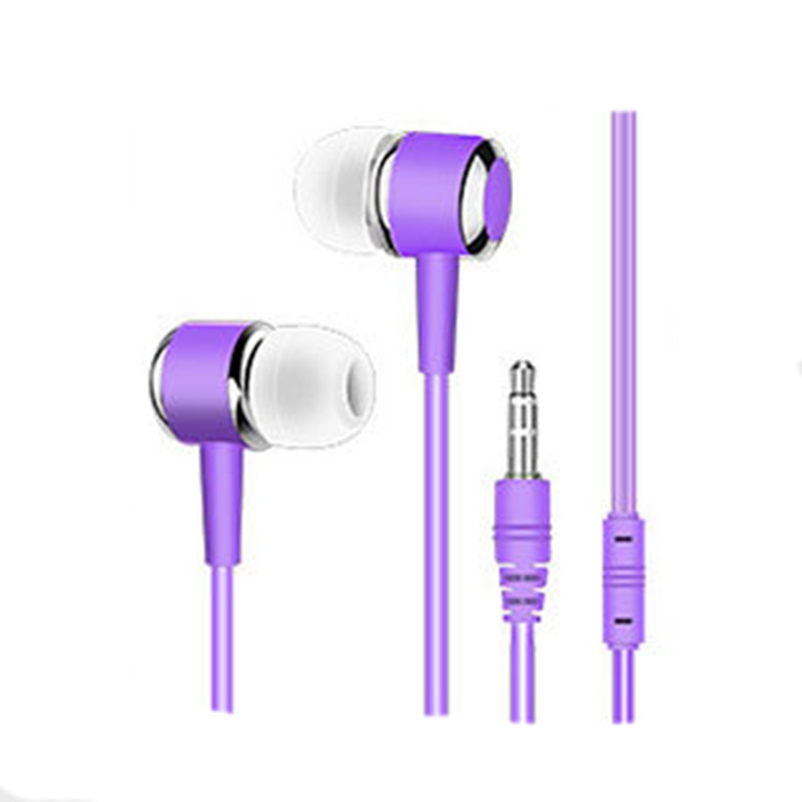 Raensmxjx In-ear Heavy Universal Stereo Sound Line Sports Earplugs ...