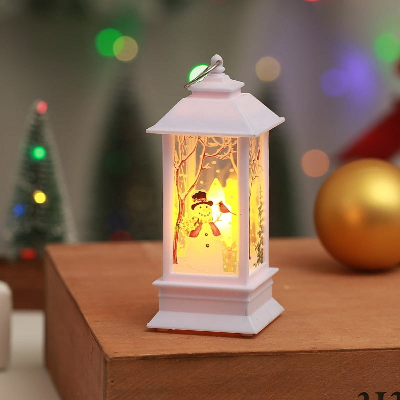 RaepperHan Santa Campfire Flickering Nightlight, Fawn Fire Marshmallow ...