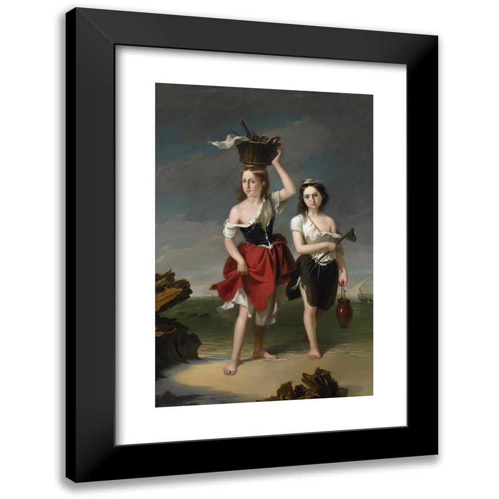 Rafael García Hispaleto 17x24 Black Modern Framed Museum Art Print ...