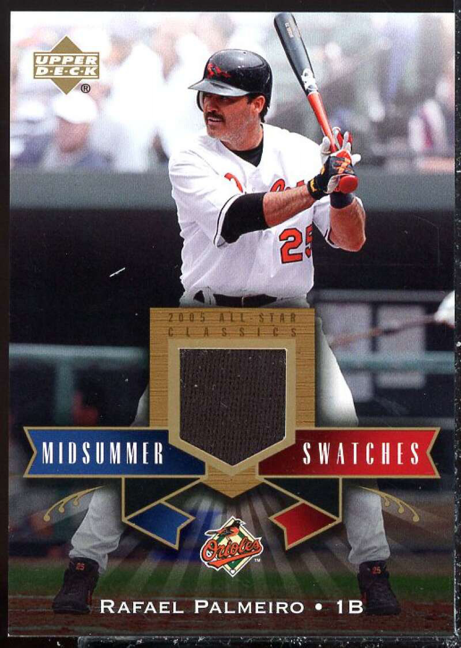 Rafael Palmeiro Card 2005 UD All-Star Classics Midsummer Swatches #RP ...