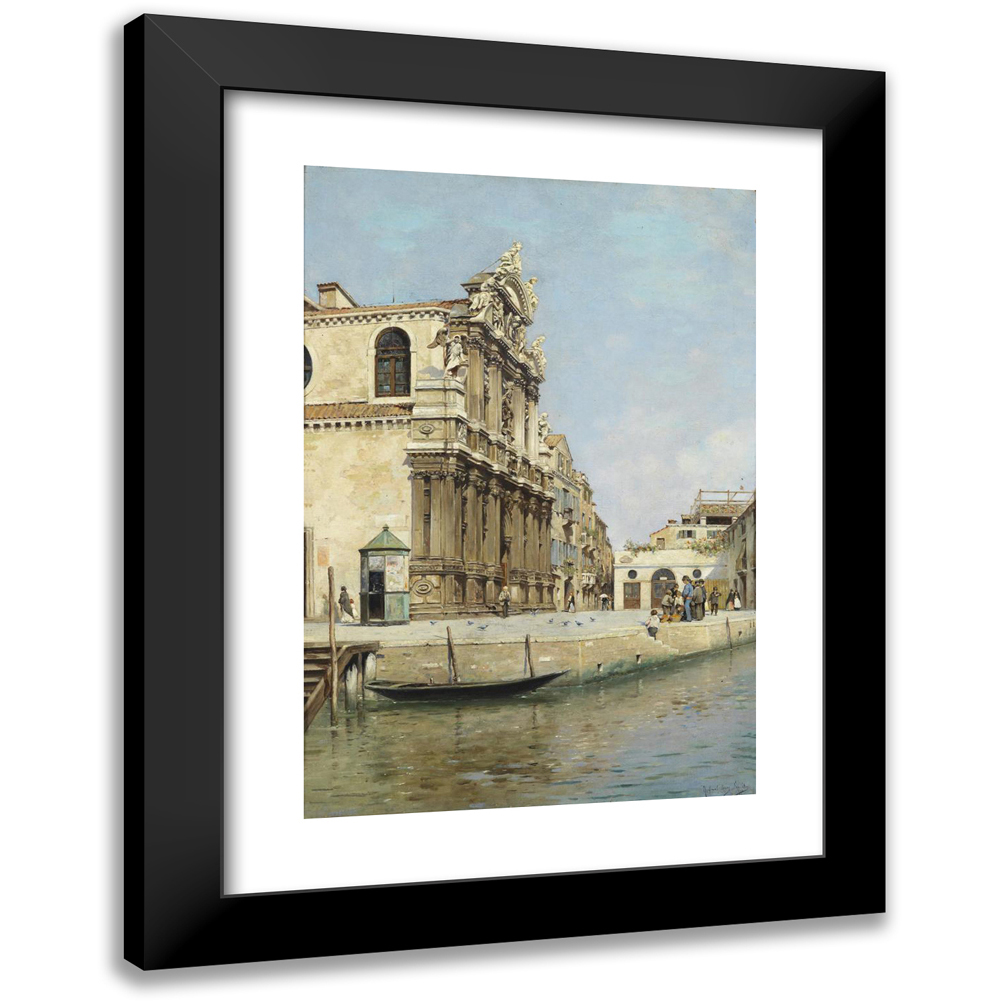 Rafael Senet y Perez 17x24 Black Modern Framed Museum Art Print Titled ...