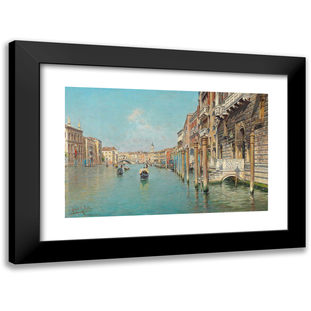 Rafael Senet y Perez 24x17 Black Modern Framed Museum Art Print Titled ...