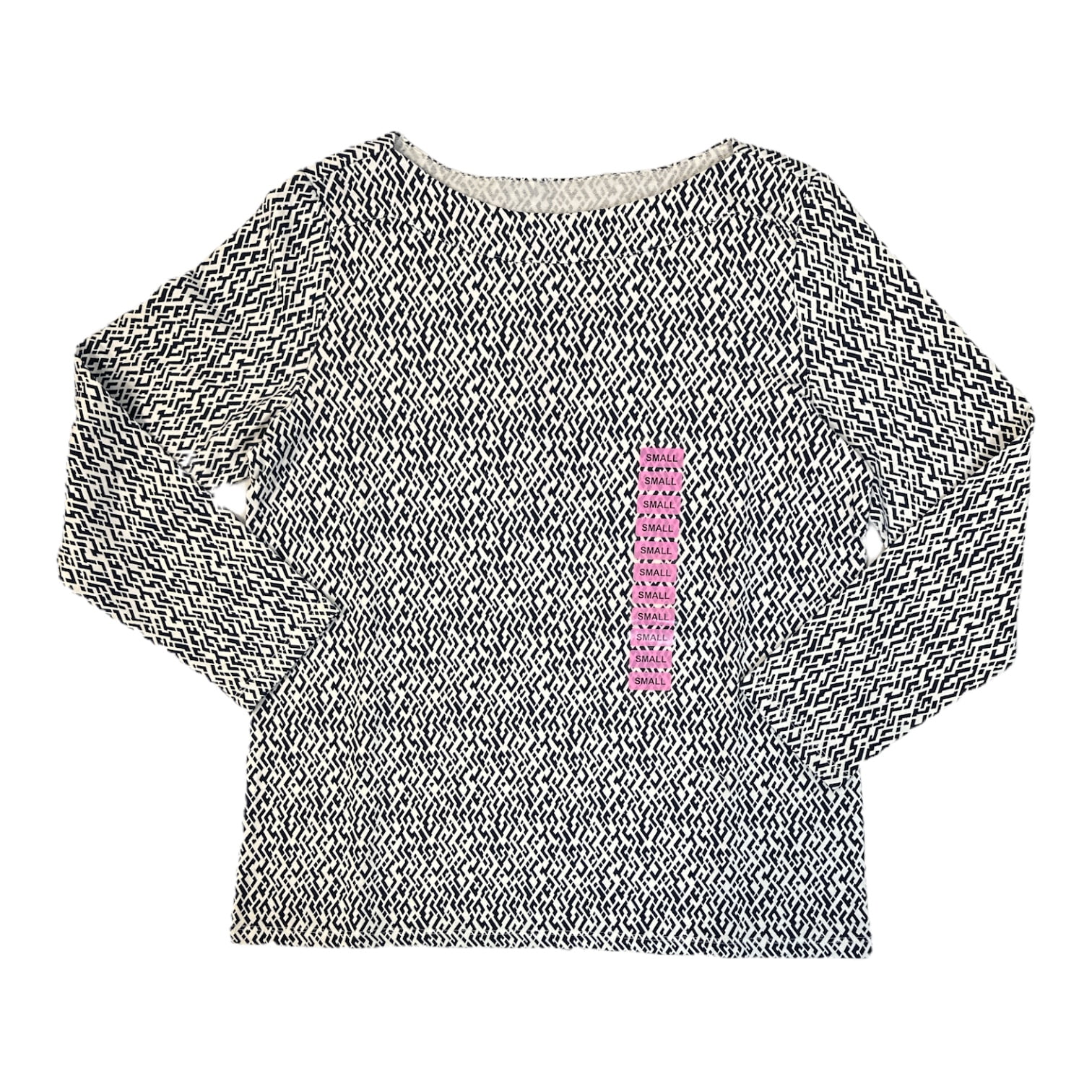 Rafaella Women's Bell Sleeve Boatneck Drapey French Terry Knit Top ...