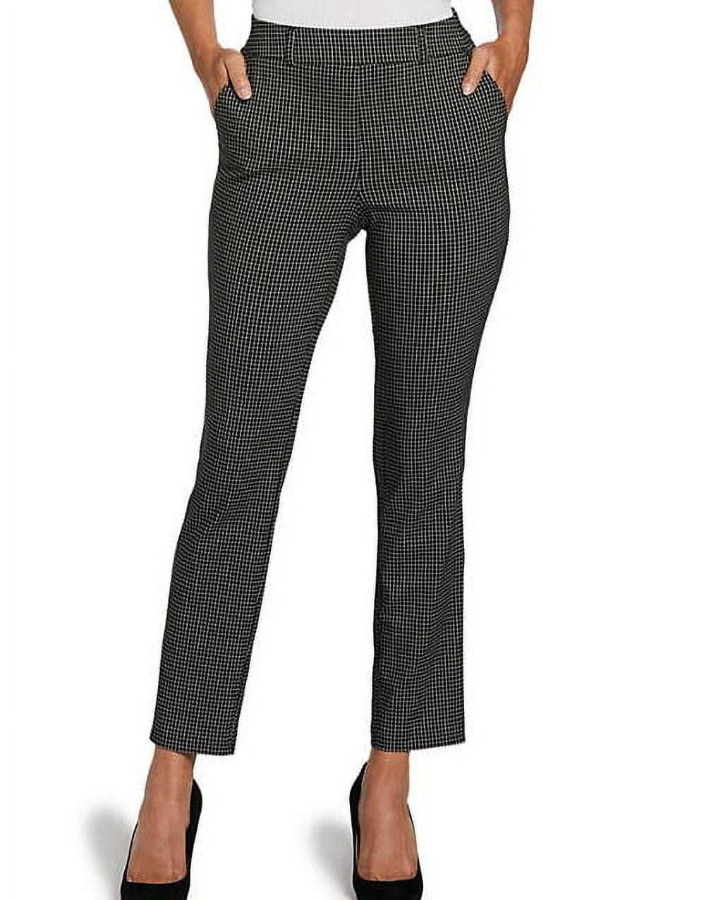 Rafaella Women's Millenium Stretch Pant (Mini Windows Black, 18 ...
