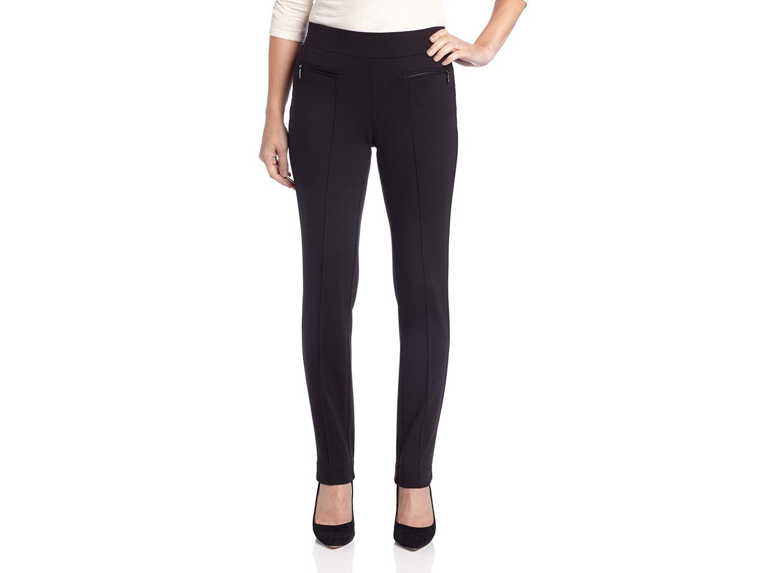 Rafaella Women's Ponte Comfort Slim Leg Pant - Walmart.com