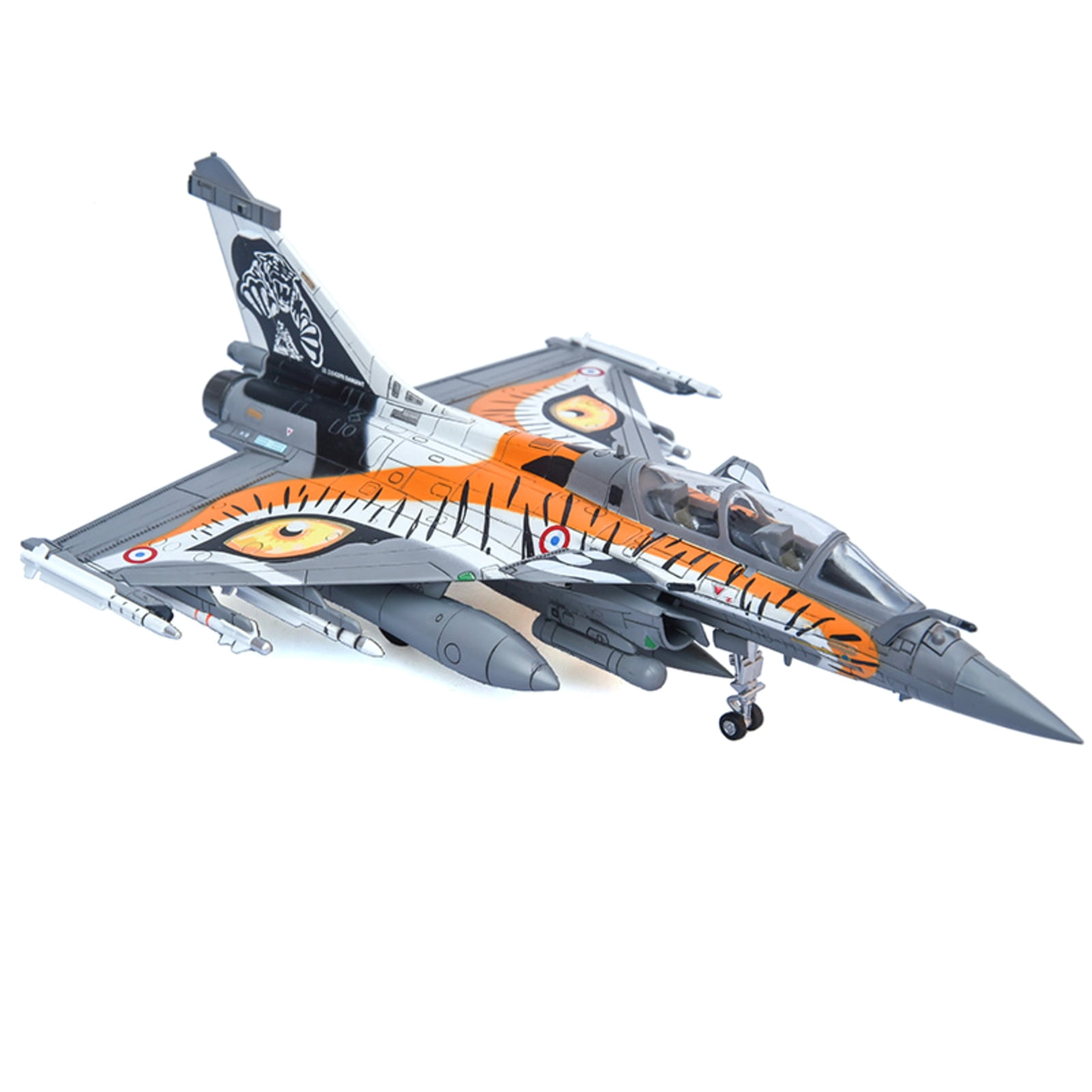 Rafale B Tiger Fighter Model Airplane 1:72 for Desk Decor, High-Quality ...