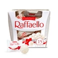 Raffaello Premium Gourmet White Almond, Cream and Coconut Gift Box, 15 ...