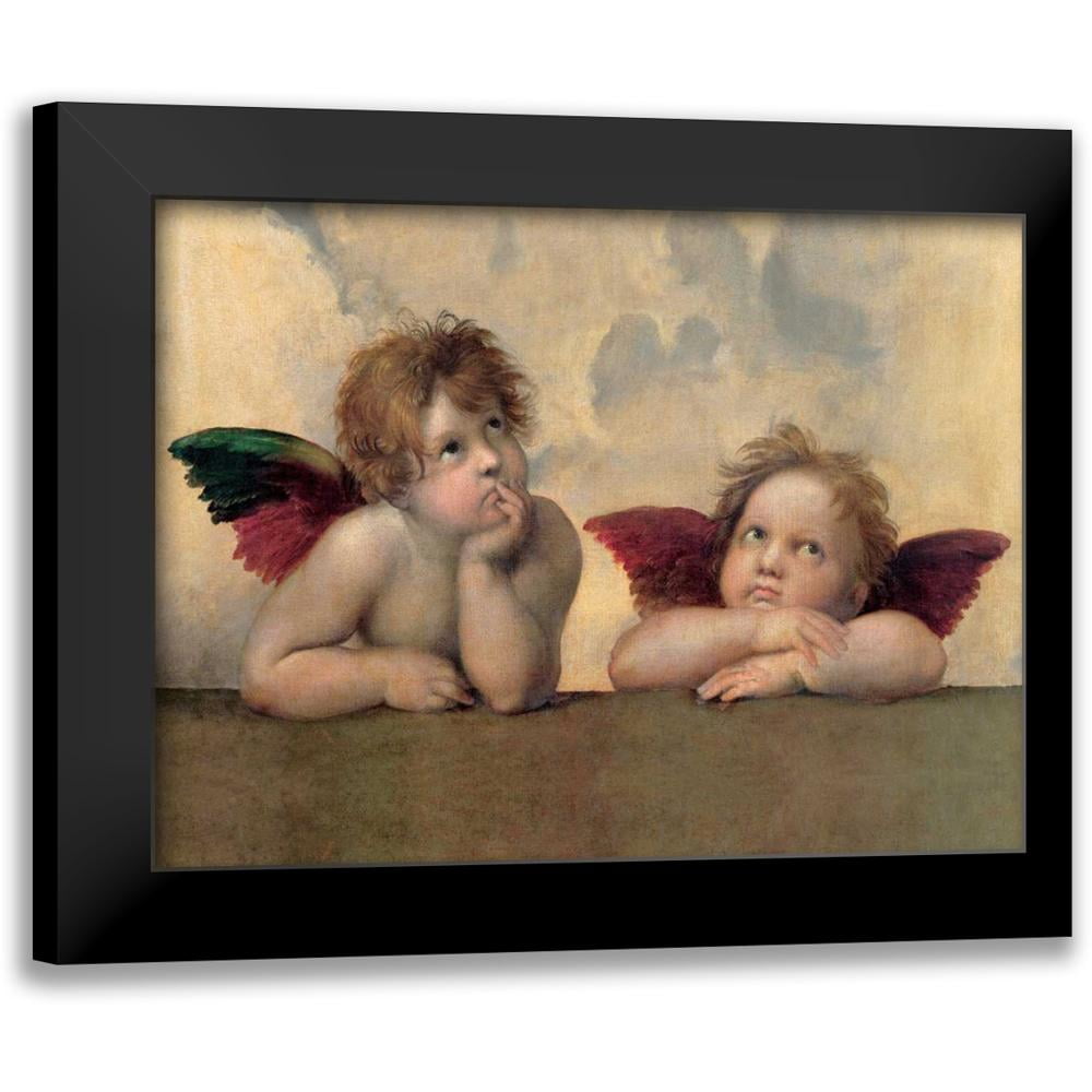 Raffaello 18x15 Black Modern Framed Museum Art Print Titled - Angeli ...