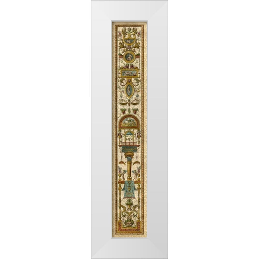 Raffaello 6x18 White Modern Wood Framed Museum Art Print Titled ...