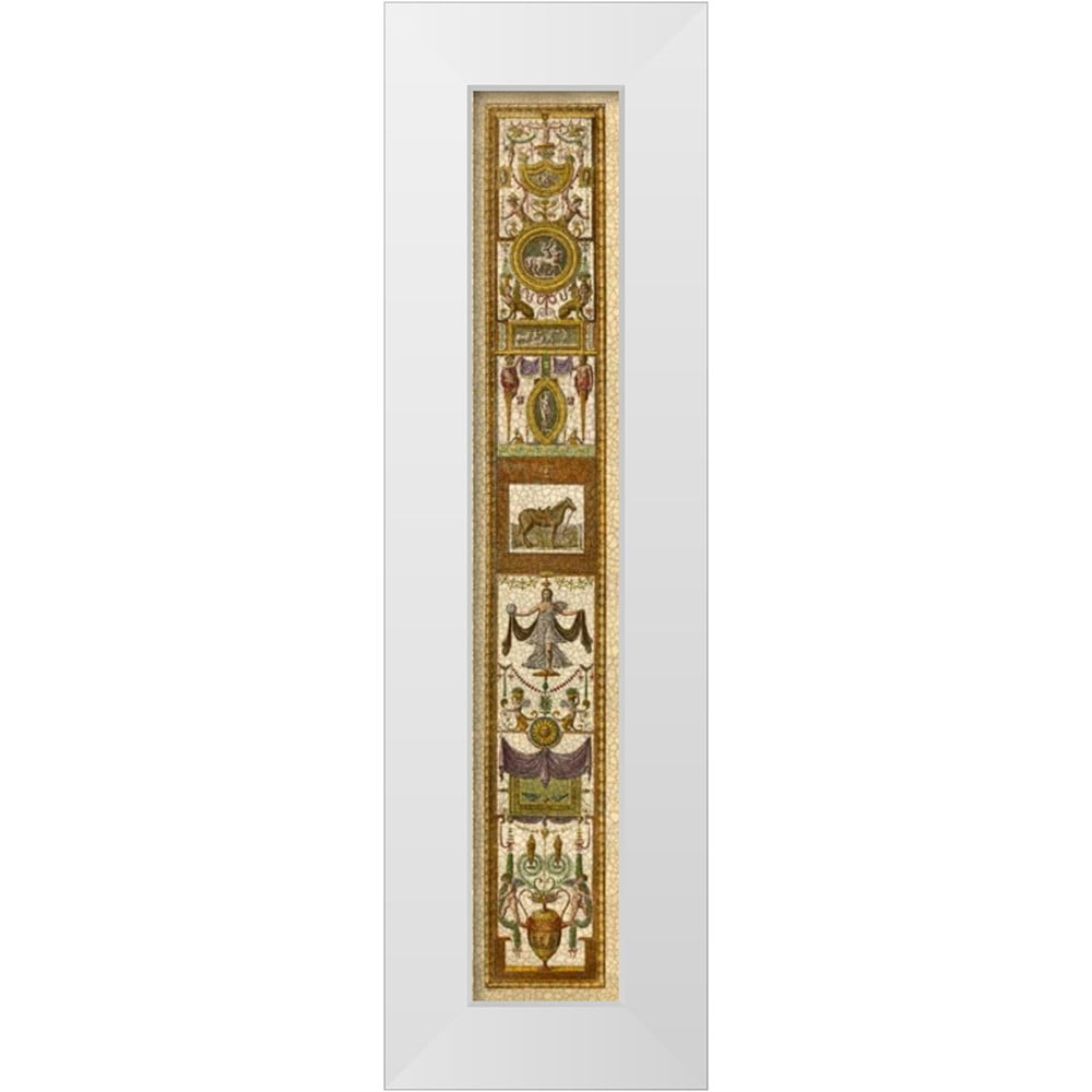 Raffaello 6x18 White Modern Wood Framed Museum Art Print Titled ...