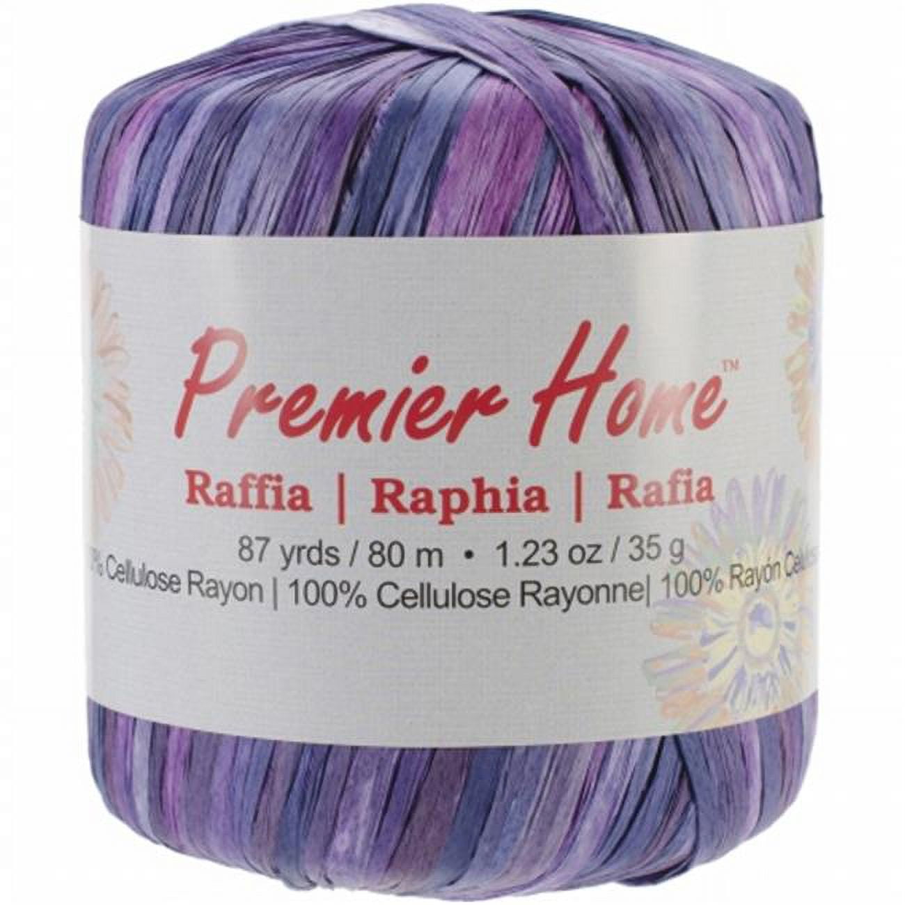 Raffia Multis Yarn-Fractal - Walmart.com