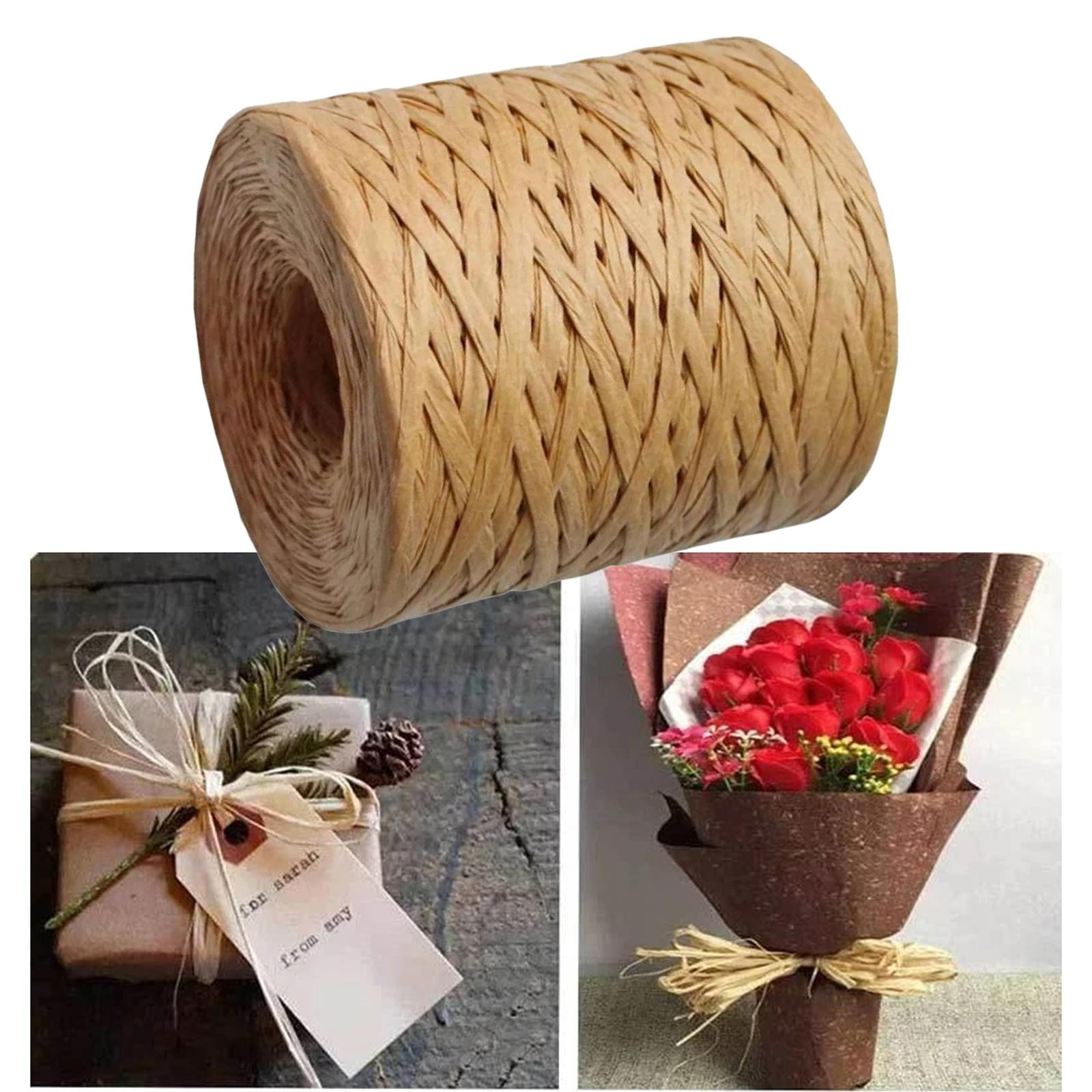 Raffia Paper Ribbon Bows, 656Feet Raffia for Valentine's Day Party ...
