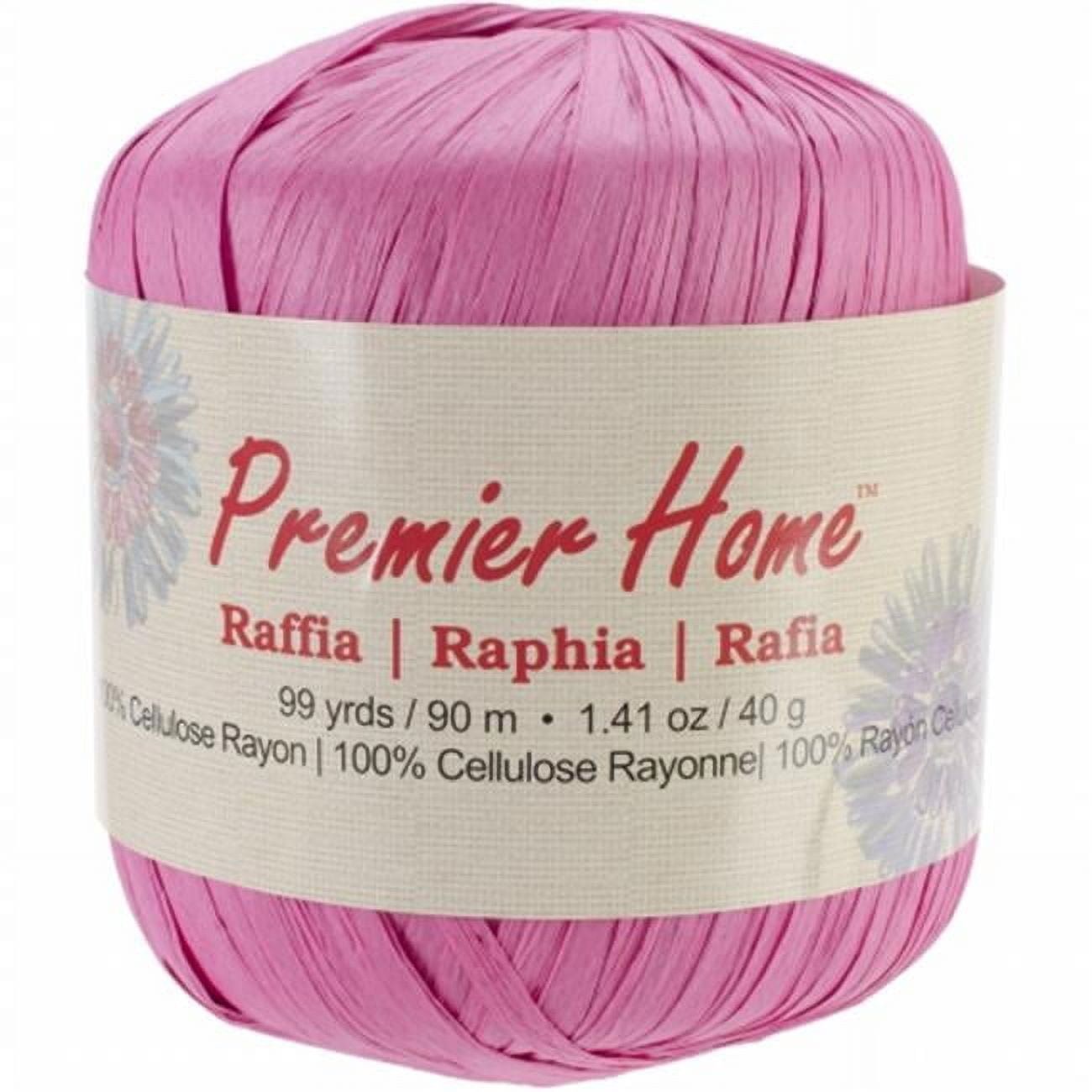 Raffia Solids Yarn-Fuchsia - Walmart.com
