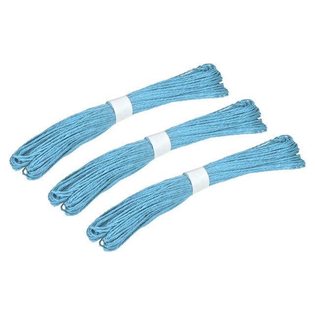 Raffia Stripes Paper Rope Dark Blue, 31Yards Twisted Paper Craft String ...