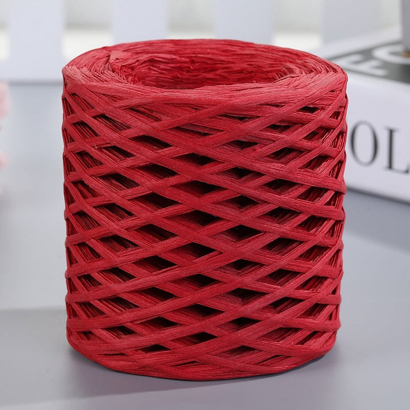 Raffia Yarn Paper Rope 200m Rafia for Knitting Hand-knitted DIY Baking ...