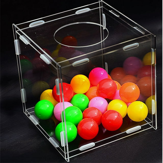 Transparent Acrylic Storage Box for Tickets and Coupons Design for Long ...