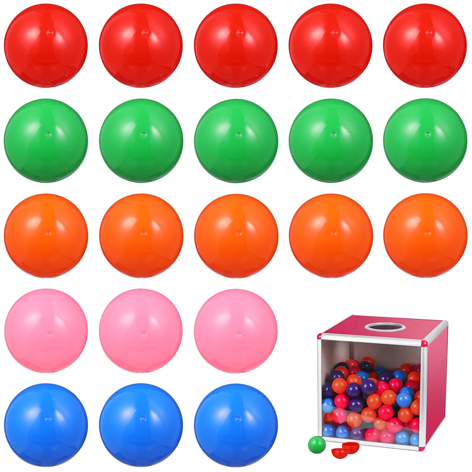 Raffle Lottery Balls 100pcs Colorful Empty Raffle Balls Pong Balls for ...