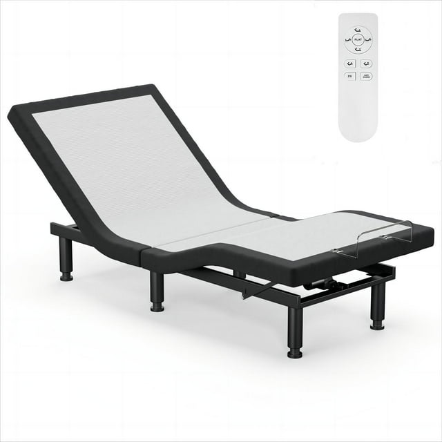 Raffle Pinker Adjustable Bed Frame Twin Size Power Beds Base,Head ...