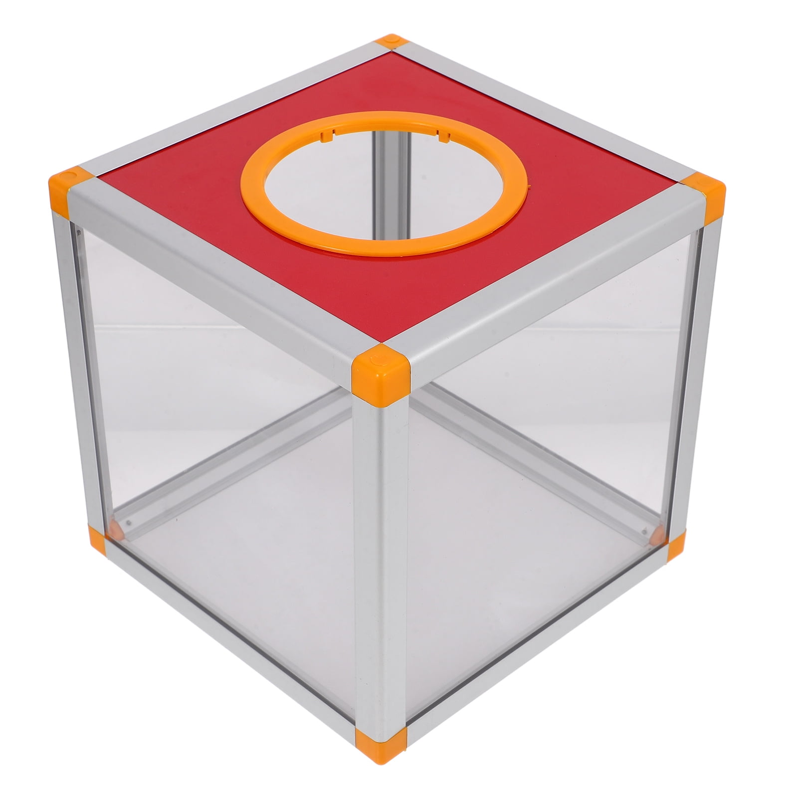 Raffle Ticket Box Clear Donation Box Raffle Ticket Dispenser Prize Box ...