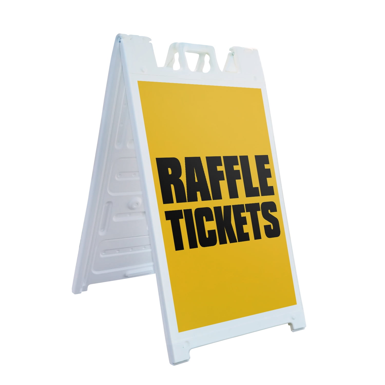 Raffle Tickets 24" x 36" Double Sided A-Frame Sidewalk Sign Includes 2 ...