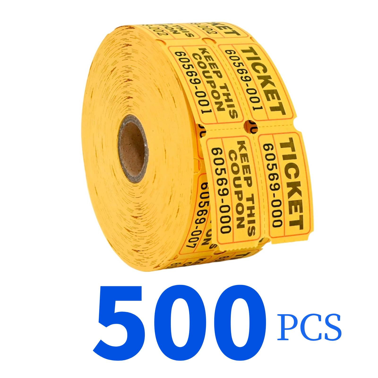Raffle Tickets Double Rolls 500/1000 per Roll Raffle Tickets for Events ...