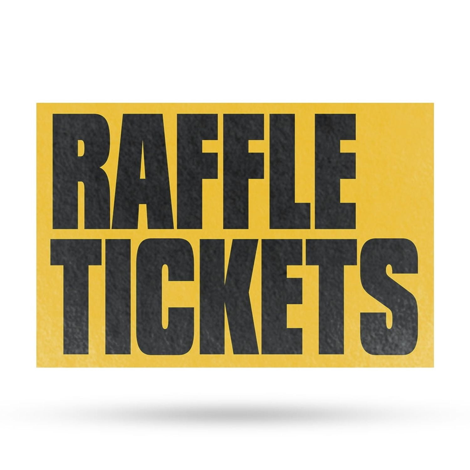 Raffle Tickets Vinyl Decal 12 Inch x 16 Inch Weatherproof Heavy-Duty ...