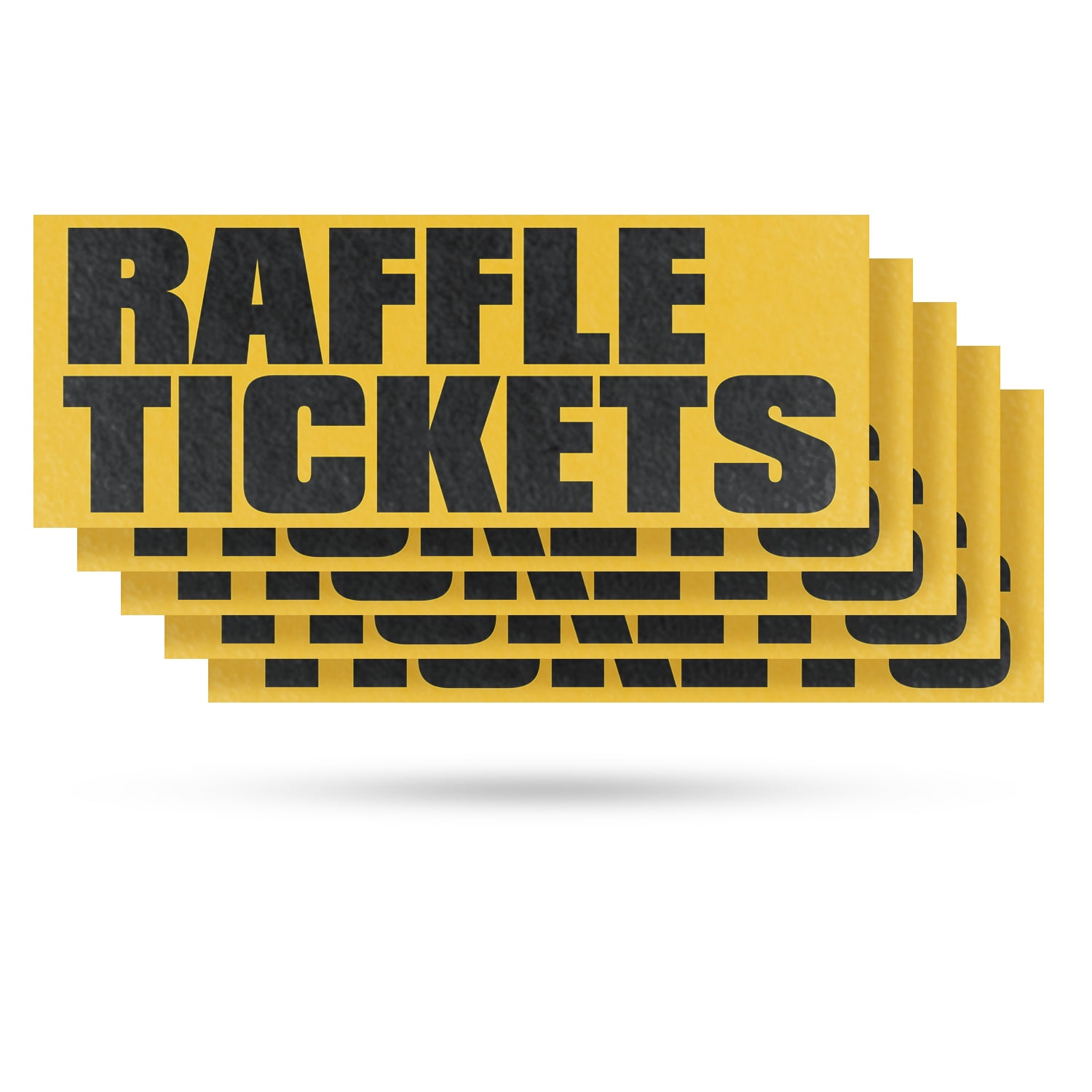 Raffle Tickets Vinyl Decal 5 Pack of 12 Inch x 5 Inch Weatherproof ...