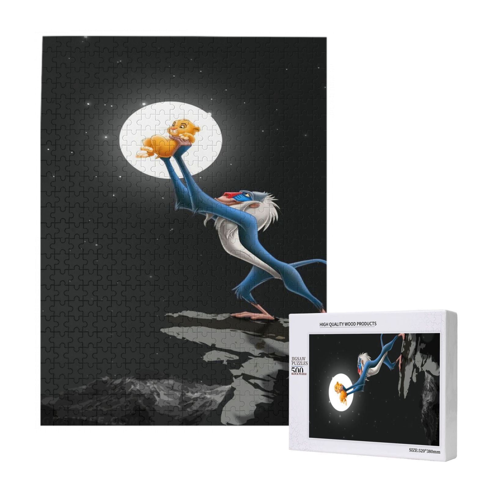 Rafiki Jigsaw Puzzle Interactive Brain Teaser Board Game for Adults ...