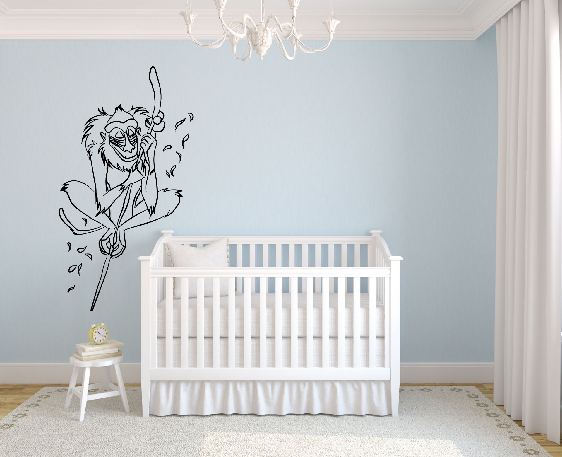 Rafiki The Lion King Wall Decals For Kids Rooms Simba Mufasa Decor ...