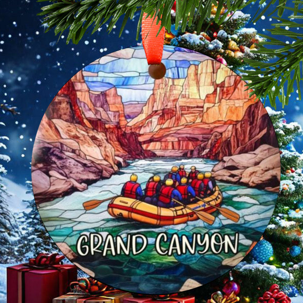Rafting Grand Canyon Christmas Ornament, Ceramic, Acrylic - Travel ...