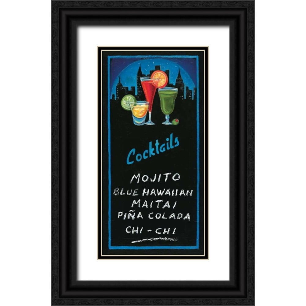 Rafuse, Will 14x24 Black Ornate Wood Framed with Double Matting Museum ...