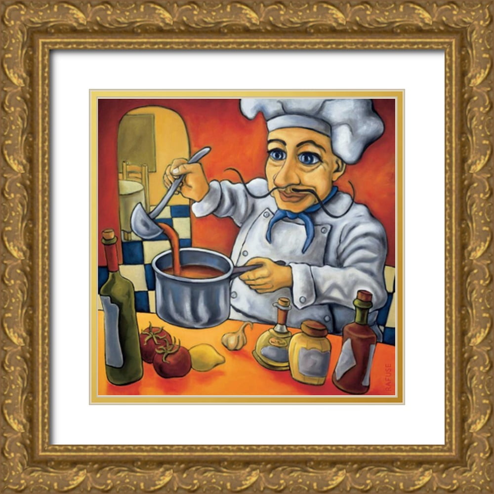 Rafuse, Will 15x15 Gold Ornate Wood Framed with Double Matting Museum ...