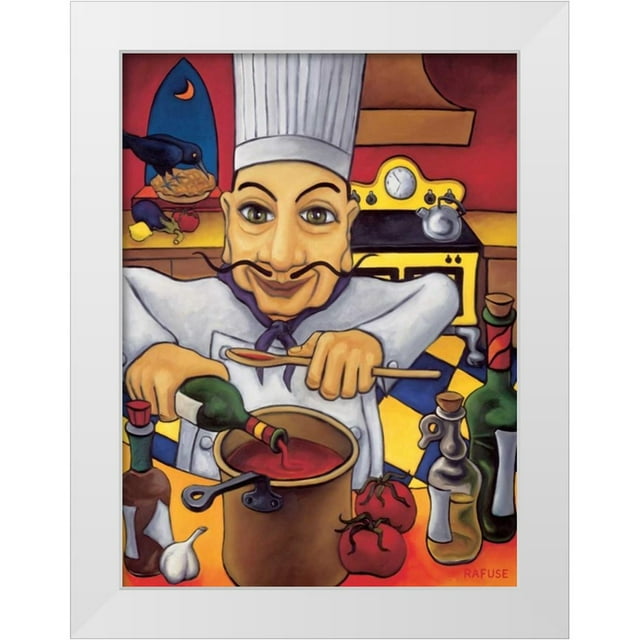 Rafuse, Will 19x24 White Modern Wood Framed Museum Art Print Titled ...