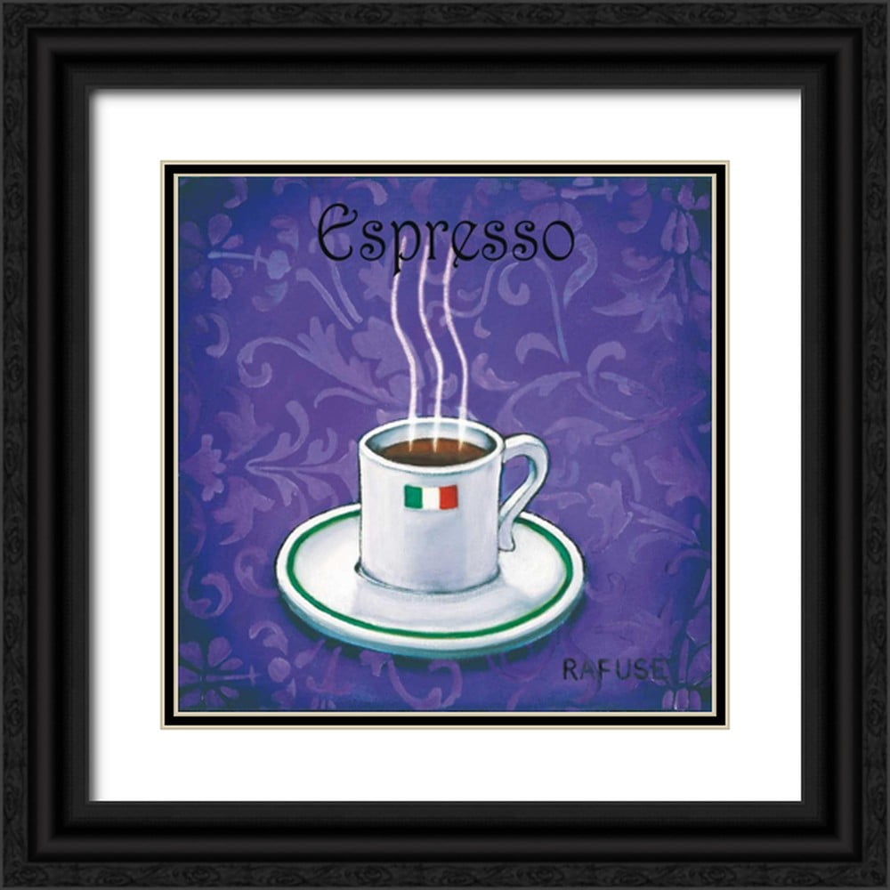 Rafuse, Will 20x20 Black Ornate Wood Framed with Double Matting Museum ...