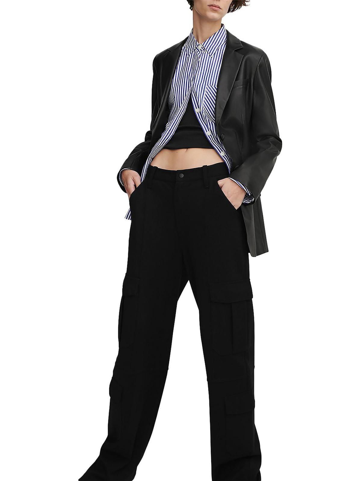 Rag & Bone Womens Irina Solid Jersey Cargo Pants - Walmart.com