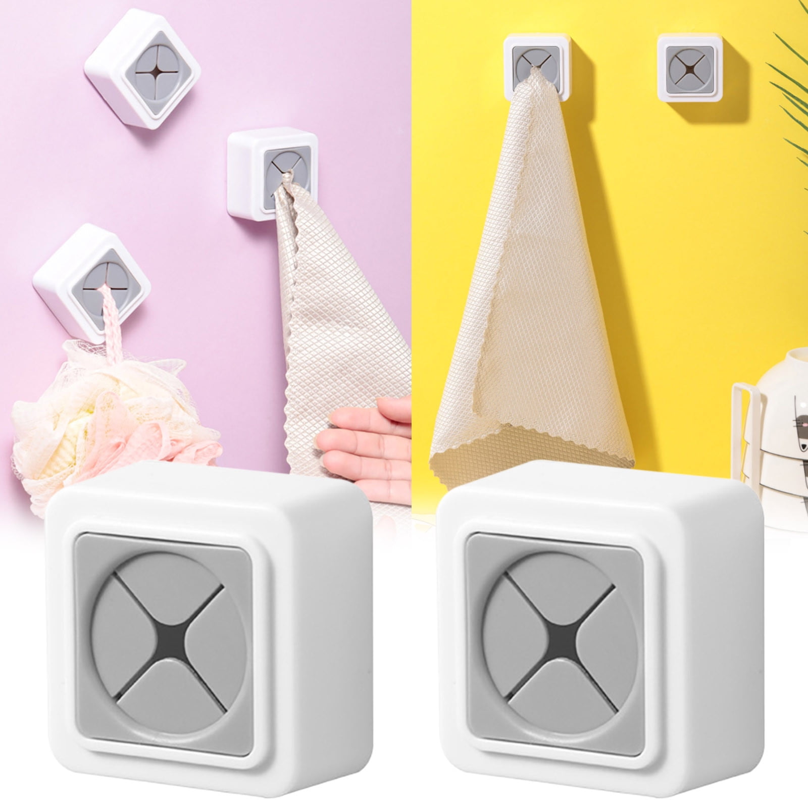 Rag Clip Hookless Elastic Towel Holder | Fixed Storage Clip for Kitchen ...