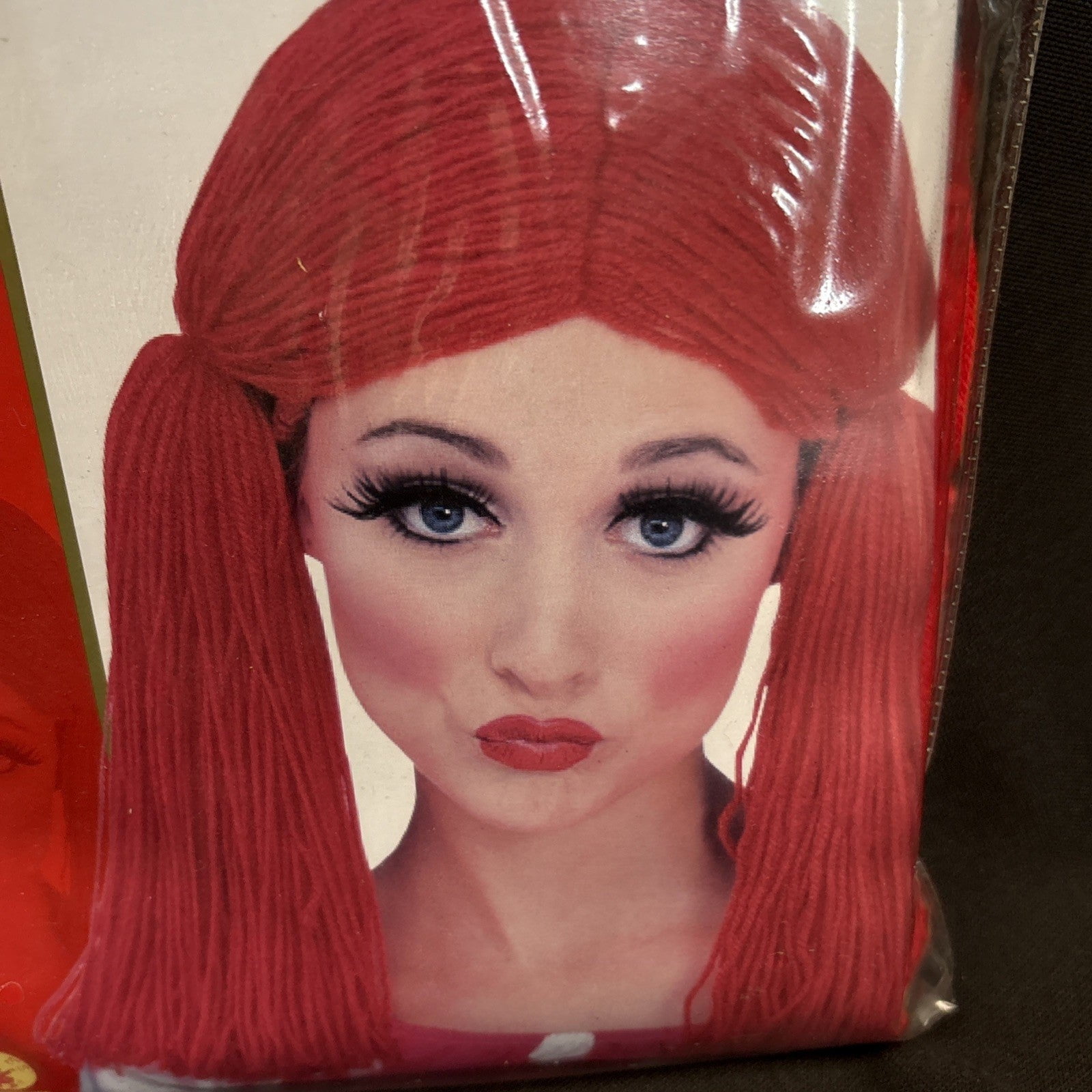 Deluxe Red Sally Rag Doll Raggedy Anne Costume Yarn Wig - Walmart.com