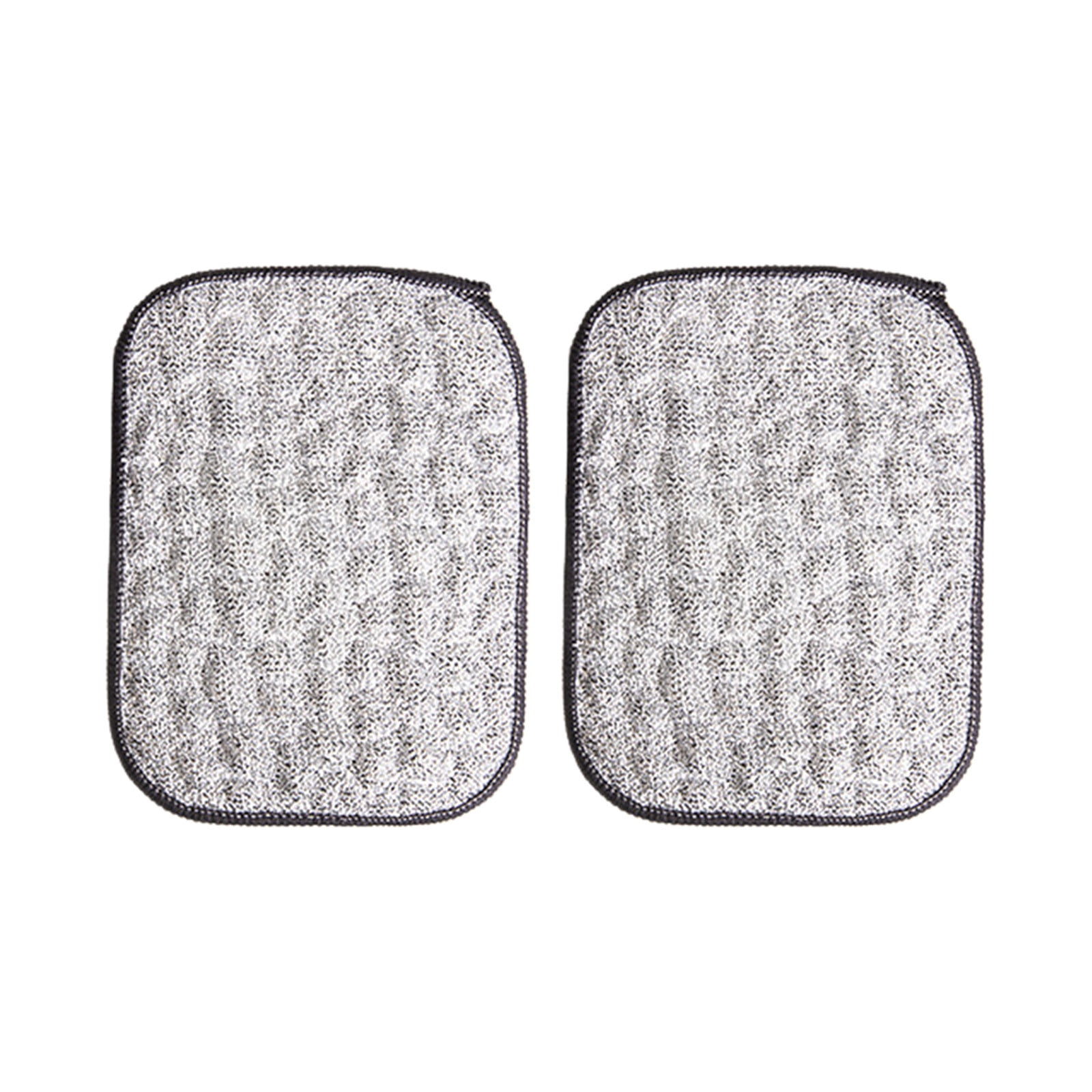 Rag Double Layer Thick No Stick Oil Scouring Pad Dishwashing Towel ...