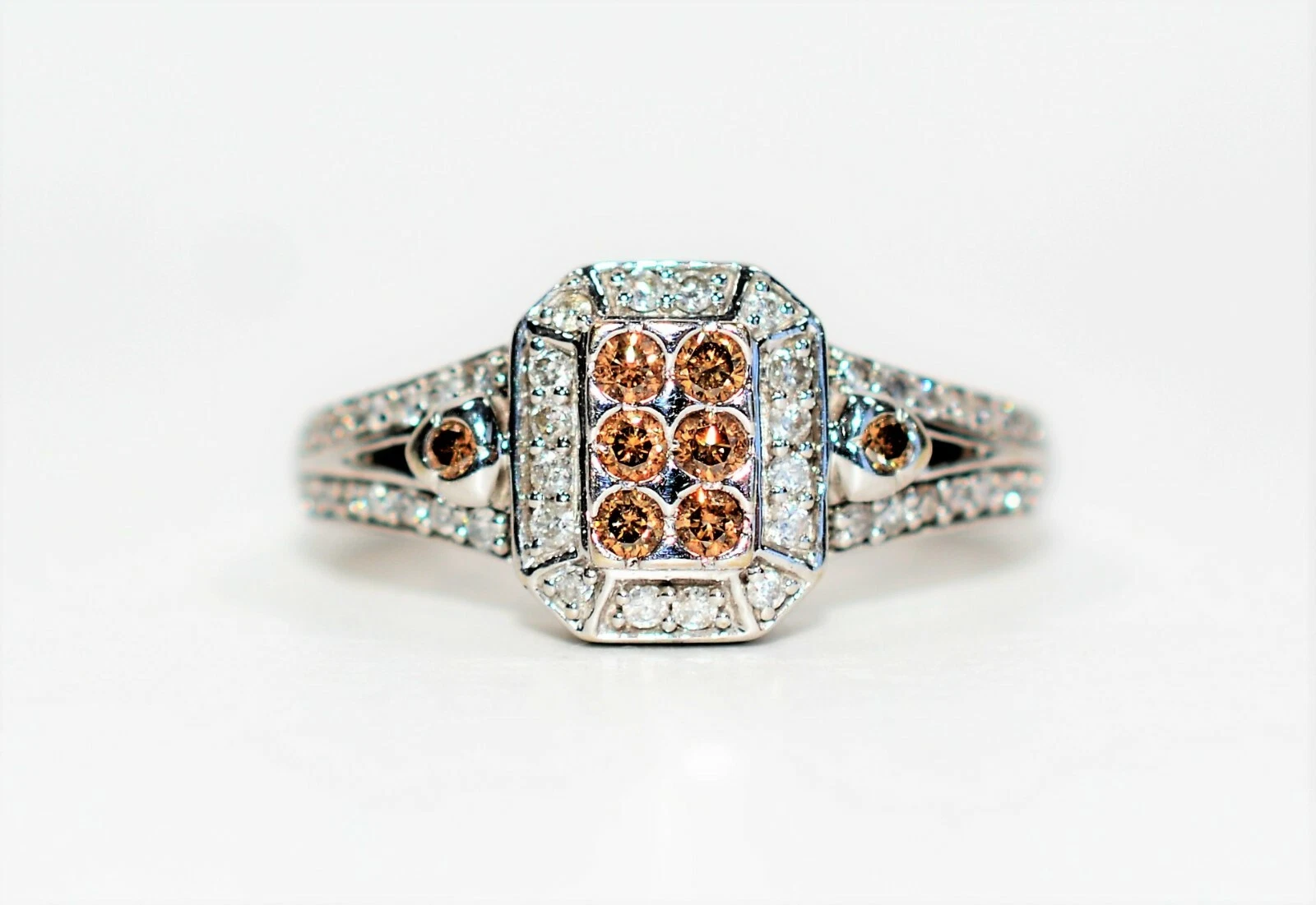 Rag Jewels 14K White Gold Plated 925 Sterling Silver 2.00 Ct Round Cut ...