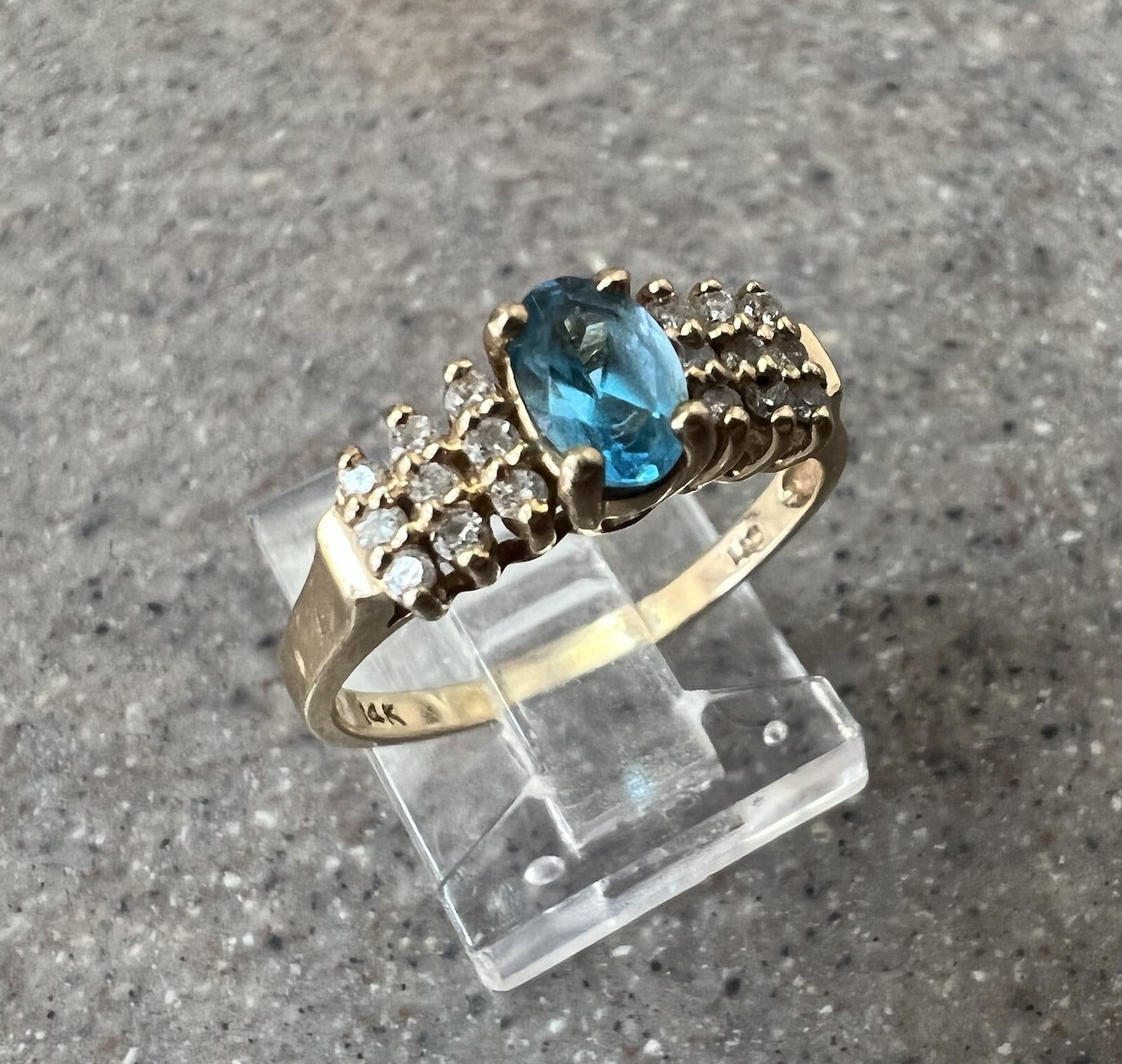 Rag Jewels 2.00 Ctw Oval Cut Aquamarine Diamond Wedding Anniversary ...