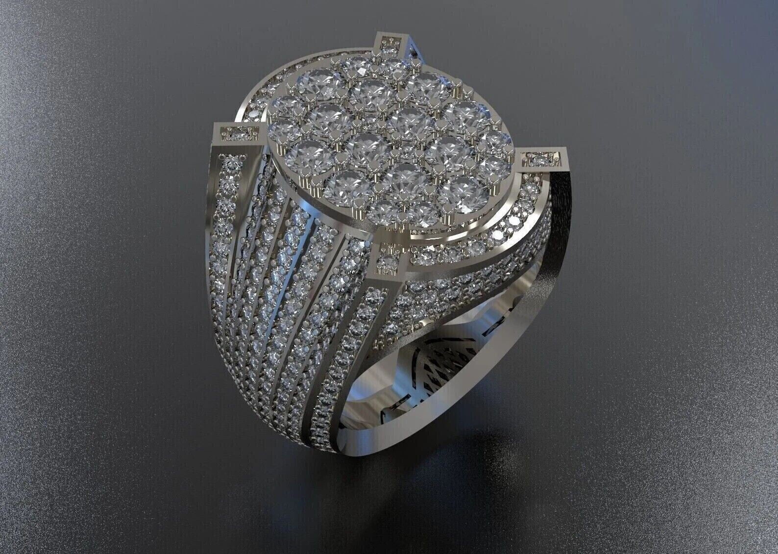 Rag Jewels 4.00 Ctw Round Cut White Diamond Wedding Anniversary ...