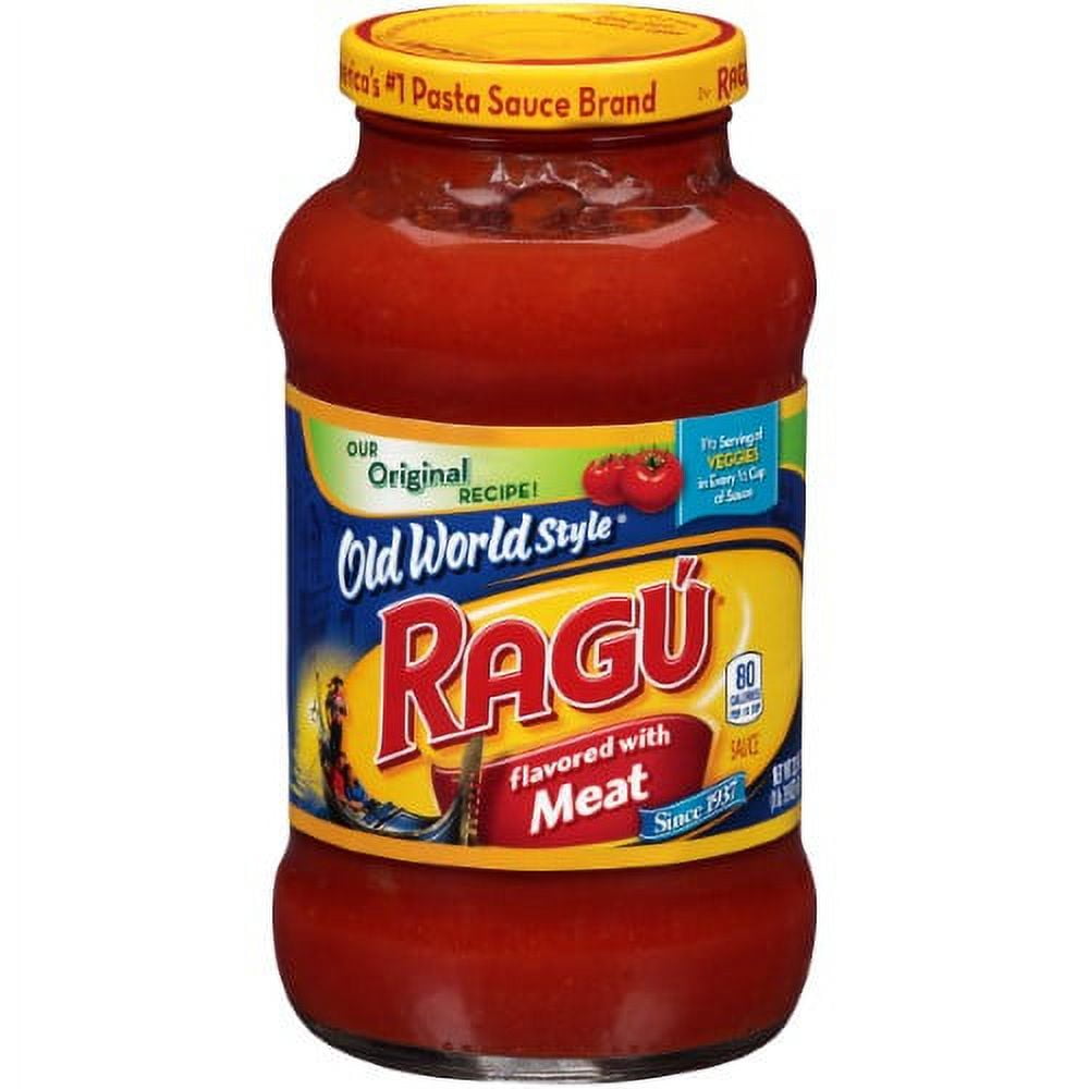 Rag Old World Style Meat Pasta Sauce 24 Oz. (Pack of 4) - Walmart.com