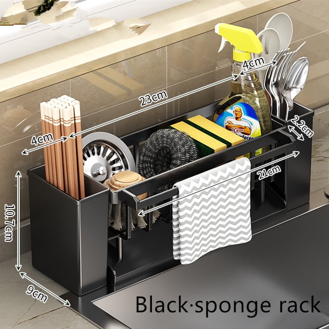 Rag Rack Sponge Rack Drain Rack Wipe Rack Countertop Sink Kitchen Rack ...